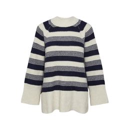Pieces Pullover 'Fenna' Damen Gr&ouml;&szlig;e L creme / navy