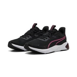 Trainingsschuh Puma "DISPERSE XT 4", Damen, Gr. 42,5, schwarz (Puma schwarz, ruby shimmer, pink pixel), Textil, Schuhe Trainingsschuh, Textil-Obermaterial, Gummilaufsohle mit PROTREAD-Technologie