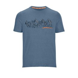 Killtec Funktionsshirt Herren Gr&ouml;&szlig;e S taubenblau / orange / schwarz