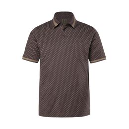 JP1880 Poloshirt Herren Gr&ouml;&szlig;e 8XL mokka / dunkelbraun