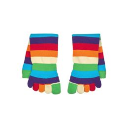 Sympatico Socken Damen Gr&ouml;&szlig;e 35/42 blau / pastellgelb / lila / rot