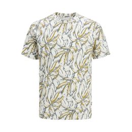 Jack & Jones Jack & Jones Shirt 'JORSPLIT AOP TEE' Herren Gr&ouml;&szlig;e S ecru