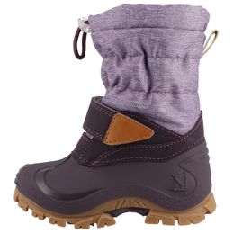 Snowboots Lurchi "Finn", M&auml;dchen, Gr. 34, lila (lila, flieder), Synthetik, Textil, Schuhe Snowboots, Winterboots mit Schurwolle, Gr&ouml;&szlig;enschablone zum Download
