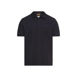 Poloshirt Camel Active, Herren, Gr. 4XL, schwarz navy, Piqu&eacute;, Obermaterial: 100% Baumwolle, bestickt, unifarben, normal h&uuml;ftbedeckend, Rundhals, B&uuml;ndchen, Shirts, mit Stickerei auf der Brust
