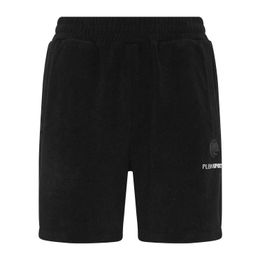 Shorts Plein Sport "Jogging-Shorts", Damen, Gr. M, US-Gr&ouml;&szlig;en, schwarz (02, schwarz), Obermaterial: 47% Polyester, 38% Viskose, 15% Elasthan, Hosen Shorts