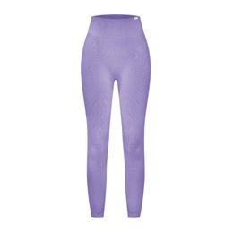 Smilodox Amaze Pro Scrunch High Waist Seamless Damen Gr&ouml;&szlig;e M lilameliert