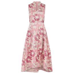 Apart Kleid Damen Gr&ouml;&szlig;e 36 creme / rosa / magenta / wei&szlig; Winterkleid
