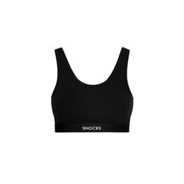 SNOCKS Soft BH Damen Gr&ouml;&szlig;e 80 schwarz