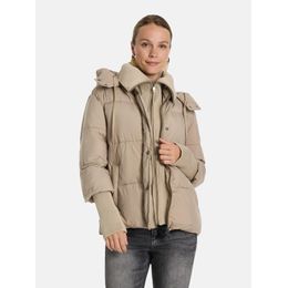 LIEBLINGSST&Uuml;CK Outdoorjacke LIEBLINGSST&Uuml;CK "ArcisL", Damen, Gr. 44, 130, beige, 100% Nylon, normal, Rundhals, Jacken Outdoorjacke, aus Nylon