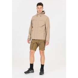Outdoorjacke WHISTLER "Liel", Gr. 4XL, beige, 100% Polyester, unifarben, normal, hoch geschlossener Ausschnitt, Jacken Outdoorjacke, Getapte N&auml;hte