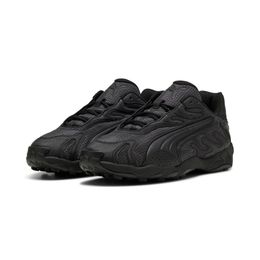 Sneaker Puma "INHALE ESSENTIALS", Damen, Gr. 43, schwarz (Puma schwarz, Puma schwarz), Textil, unifarben, Schuhe Sneaker, f&uuml;r sportliche Aktivit&auml;ten und Streetwear, mit Schn&uuml;rverschluss