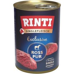 Rinti Singlefleisch Exclusive Ross pur 12x400 g