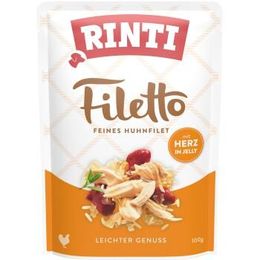 Rinti Filetto Huhn und H&uuml;hnerherzen 24x100 g