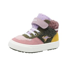 Sneaker Kangaroos "Kavu Shady Fur EV", M&auml;dchen, Gr. 21, bunt (olive, multi), Textil, Schuhe Sneaker, gef&uuml;ttert