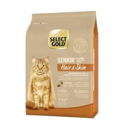 SELECT GOLD Hair+Skin Senior Gefl&uuml;gel und Lachs 2,5 kg