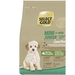 SELECT GOLD Trockenfutter Hund Sensitive Mini Junior Ente und Kartoffel 4 kg