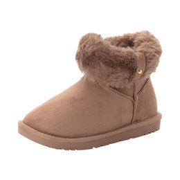 O`Neill Schlupfboots O'NEILL "JENNER MID JR", M&auml;dchen, Gr. 31, grau (taupe gray), Synthetik, Schuhe Schlupfboots, Winterboots, Snowboots, Winterschuhe