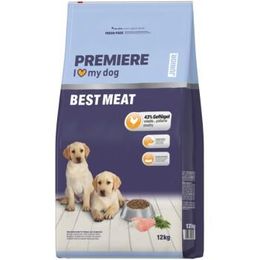 Premiere Trockenfutter Hund Best Meat Junior Gefl&uuml;gel 12 kg