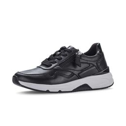 Sneaker Gabor "Sneaker low", Damen, Gr. 35,5, schwarz, Schuhe Sneaker