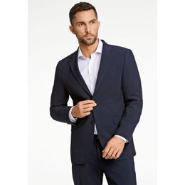 Anzugsakko LINDBERGH "Anzugjacke Modern Fit", Herren, Gr. 50, blau (navy), Obermaterial: 67% Polyester, 28% Viskose, 5% Elasthan; Futter: 98% Polyester, 2% Elasthan, Sakkos