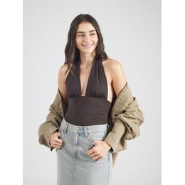 WEEKDAY Top 'Aline' Damen Gr&ouml;&szlig;e M braun