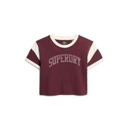Superdry & Co Shirt Damen Gr&ouml;&szlig;e XXL creme / bordeaux