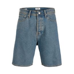 Jack & Jones Jeansshorts JACK & JONES "JJITONY JJORIGINAL SHORTS AM 460 SN", Herren, Gr. S, N-Gr, blau denim pack:light blau, Denim/Jeans, Obermaterial: 100% Baumwolle, unifarben, relaxed fit kniefrei, Jeans Jeansshorts, Baumwollmischung, relaxed fit