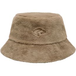 Fischerhut Chillouts "Laika Hat", Damen, Gr. L-XL, braun, Pl&uuml;sch, Kunstfaser, unifarben, H&uuml;te, mit weichem Material