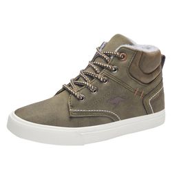 Sneaker Kangaroos "Kavu X", M&auml;dchen, Gr. 29, gr&uuml;n (olive, camo), Synthetik, Textil, Schuhe Sneaker