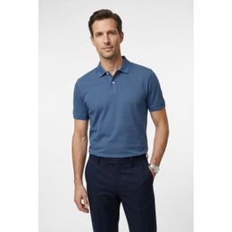 Poloshirt OLYMP "Casual", Herren, Gr. S, blau (rauchblau), Piqu&eacute;, Obermaterial: 100% Baumwolle, Shirts