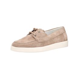 H&ouml;gl Schn&uuml;rschuh H&Ouml;GL "H&ouml;gl Halbschuhe Veloursleder", Damen, Gr. 38,5, sand, Veloursleder, Schuhe Schn&uuml;rschuh