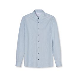 Businesshemd OLYMP "OLYMP Level Five 24/Seven, body fit, Kent", Herren, Gr. 39, Normaler Arm, bleu, 92% Baumwolle, 8% Elasthan, Hemden