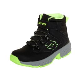 Winterboots Lotto, Jungen, Gr. 25, gr&uuml;n (schwarz, fr.gr&uuml;n), Synthetik, Textil, Schuhe Winterboots, Winterschuhe, Winterstiefel, Snowboots