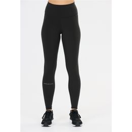 Lauftights Endurance "Reygeay", Damen, Gr. 38, EURO-Gr&ouml;&szlig;en, schwarz, 73% Polyamid, 27% Elasthan, unifarben, Hosen, 4-Wege Stretch