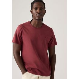 Levi's LEVI'S Herren T-Shirt "ORIGINAL HM TEE"oxblood rot, Gr. XL, Jersey, Obermaterial: 100% Baumwolle, Shirts, mit Logo Print