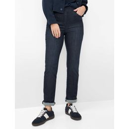 Bequeme Jeans RAPHAELA BY Brax "Style PAMINA FUN", Damen, Gr. 40K (20), Kurzgr&ouml;&szlig;en, dunkelblau, Denim/Jeans, 50% Baumwolle, 40% Lyocell, 7% Elastomultiester, 3% Elasthan, slim fit, Jeans