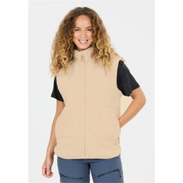Softshellweste WHISTLER "Pioneer", Herren, Gr. 38, beige, 100% Polyester, normal, hoch geschlossener Ausschnitt, Westen, atmungsaktiv