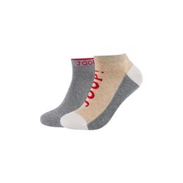 JOOP! Sneakersocken JOOP, Herren, Gr. 39-42, frosty grau, Obermaterial: 68% Baumwolle, 30% Polyamid, 2% Elasthan, Socken Sneakersocken
