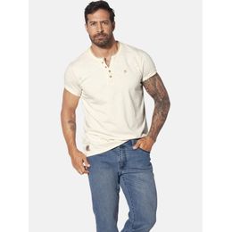 T-Shirt Jan Vanderstorm "T-Shirt THOKHELM", Herren, Gr. XL, wei&szlig; (wollwei&szlig;), Obermaterial: 100% Baumwolle CO., Shirts T-Shirt