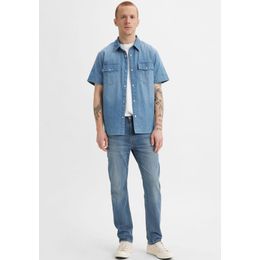 Levi's Tapered-fit-Jeans LEVI'S "502 TAPER", Herren, Gr. 30, L&auml;nge 32, blau (and another one), Denim/Jeans, Obermaterial: 99% Baumwolle, 1% Elasthan, Basic, loose fit kn&ouml;chellang, Jeans, in elegantem, modernem Stil