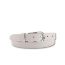 Bernd G&ouml;tz Lederg&uuml;rtel BERND G&Ouml;TZ "Lederg&uuml;rtel mit elegant schmalem Schnitt", Damen, Gr. 75, creme, Rindsleder, G&uuml;rtel Lederg&uuml;rtel