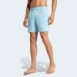 Herren Badeshorts "SWIM 5-INCH"icey blau, wei&szlig;, Gr. L, adidas Performance, Obermaterial: 100% Polyester, Badehosen