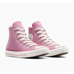 Sneaker Converse "CHUCK TAYLOR ALL STAR", Damen, Gr. 38, cliffside roes, sport berry, egret, Leder, Schuhe Sneaker