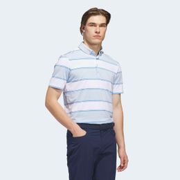 Poloshirt adidas Performance "ULT+ JUMBO STRP", Herren, Gr. M, crystal sky, wei&szlig;, Obermaterial: 88% Polyester, 12% Elasthan, normal, Shirts