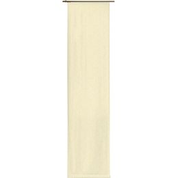 Schiebegardine WIRTH "Westport" Gr. 4, beige (natur), B:60cm H:245cm, Jacquard, Polyester, Gardinen