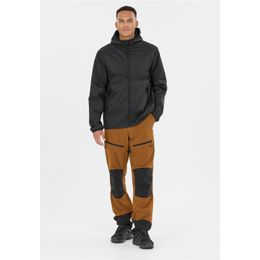 Outdoorjacke WHISTLER "Palu", Gr. L, schwarz, 100% Polyamid, unifarben, normal, hoch geschlossener Ausschnitt, Jacken Outdoorjacke, Bionic Finish