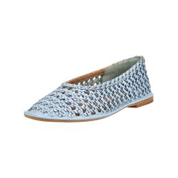 Ballerina Gioseppo "Gioseppo Ballerinas Leder", Damen, Gr. 38, hellblau, Leder, Schuhe Ballerina