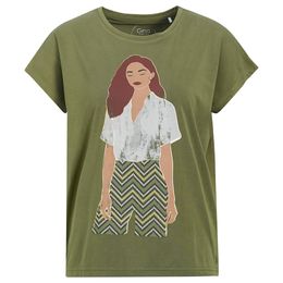Gina Damen T-Shirt mit Print