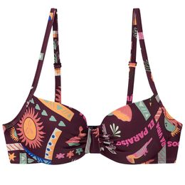 Gina Benotti Damen Bikinioberteil mit Allover-Print