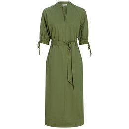 Gina Damen Kleid mit Bindeg&uuml;rtel
